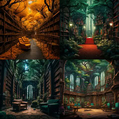 Art Inspirations and Styles in Accented Analogous Color Scheme