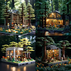 LEGO Modeling Art: Inspirations and Style References