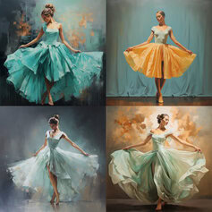 Art Inspirations and Styles in Accented Analogous Color Scheme