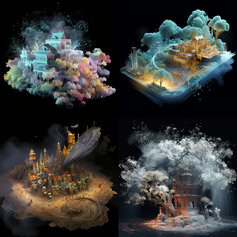 Point Cloud Visualization Art: Inspirations and Style References