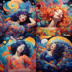 Art Inspirations and Styles in Triadic Color Scheme