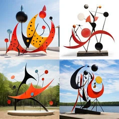 Sculptor Alexander Calder: Art Style Inspirations & Samples