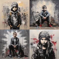 Art Inspiration & Painting Styles by Banksy