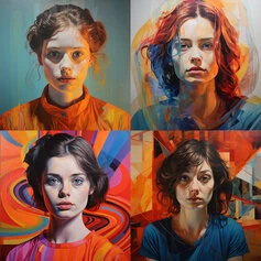Tetradic Color Artreimagined