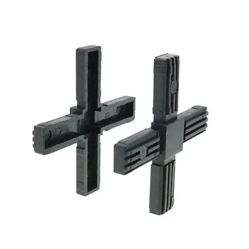 Frame Connectors - 4 way flat | Aluminium Online