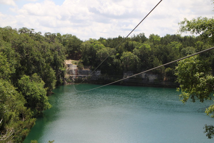 zip wire quarry