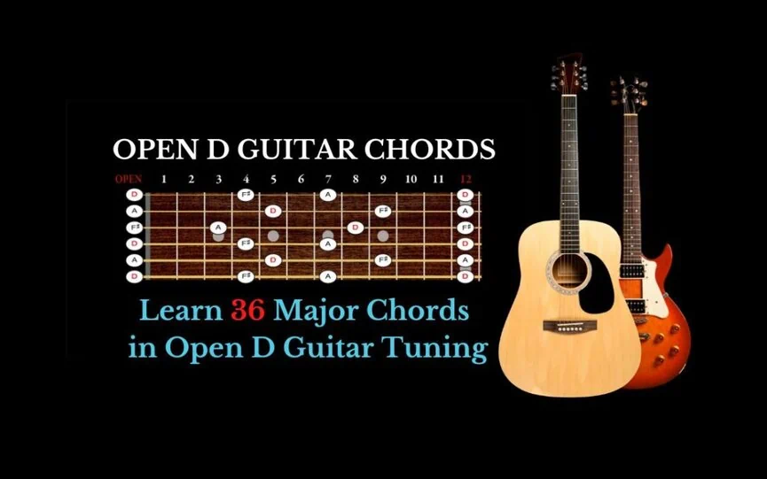 d chord guitar notation