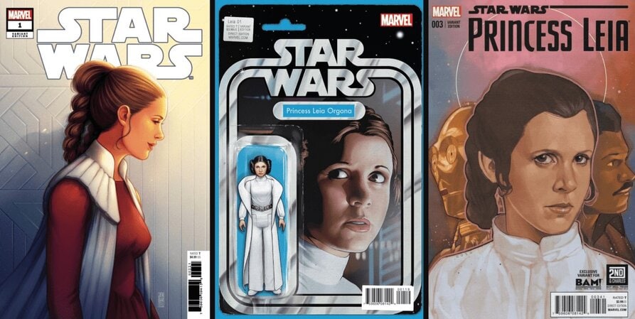 Princess Leia Disney Comic