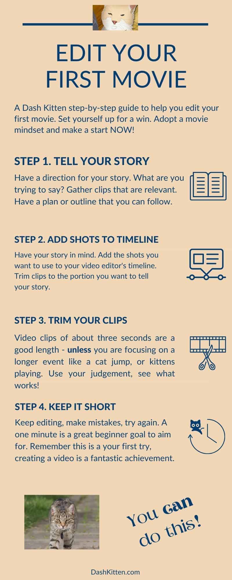 how to do editing steps