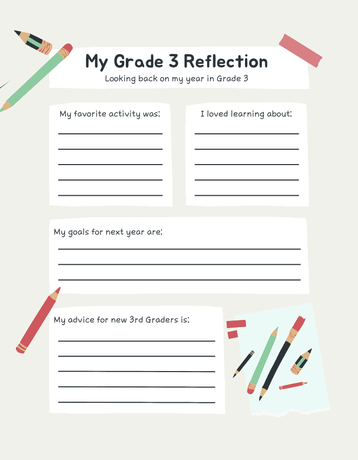 Teacher Reflection Clipart