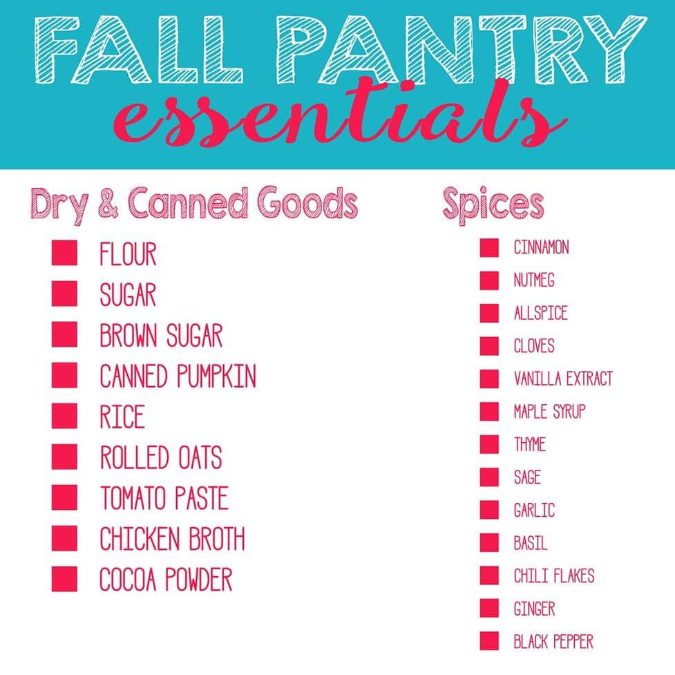 dry pantry essentials