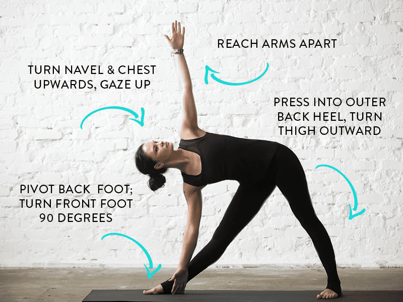 Yoga Triangle Pose