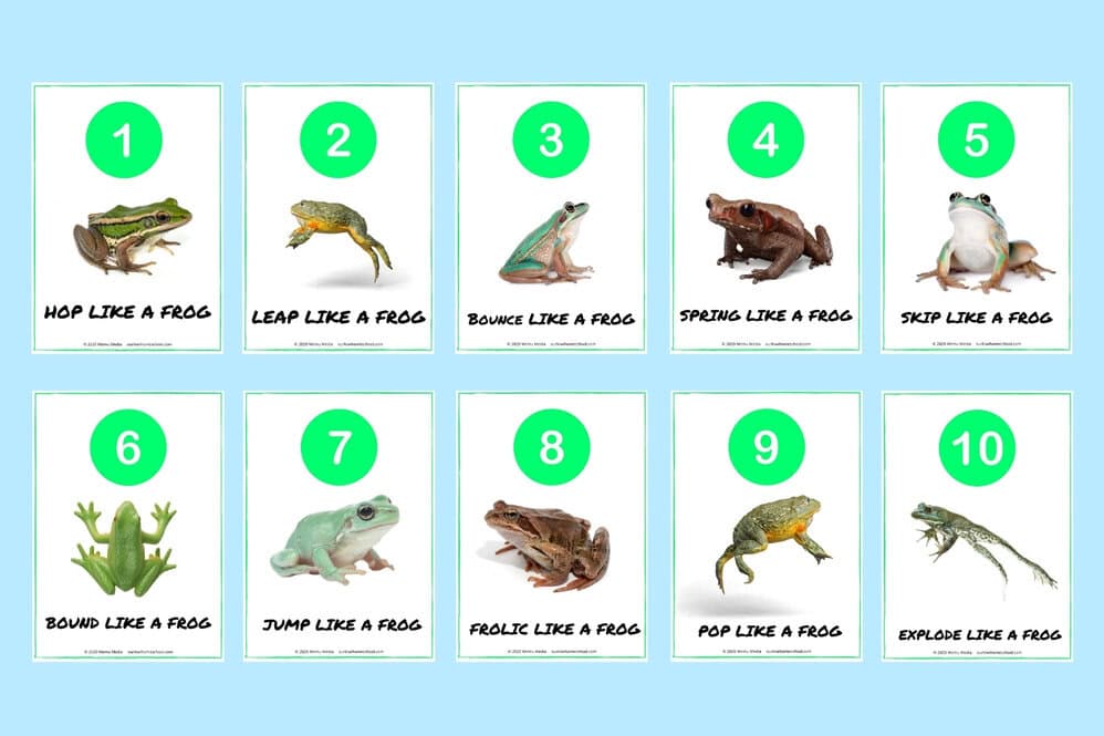 Frog Printable Games