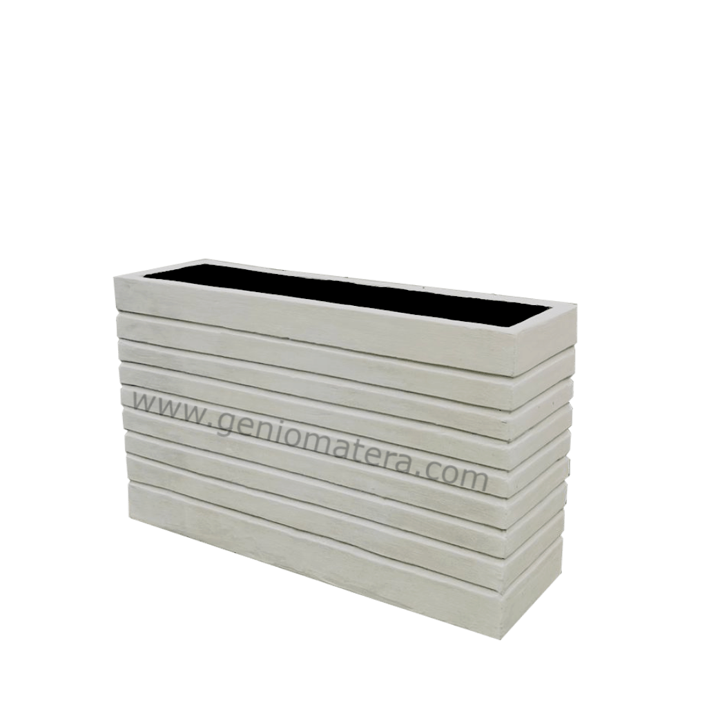 MATERA RECTANGULAR 100X30X60A - Fabrica de materas GENIOMATERA - Materas en cemento - Materas en ...