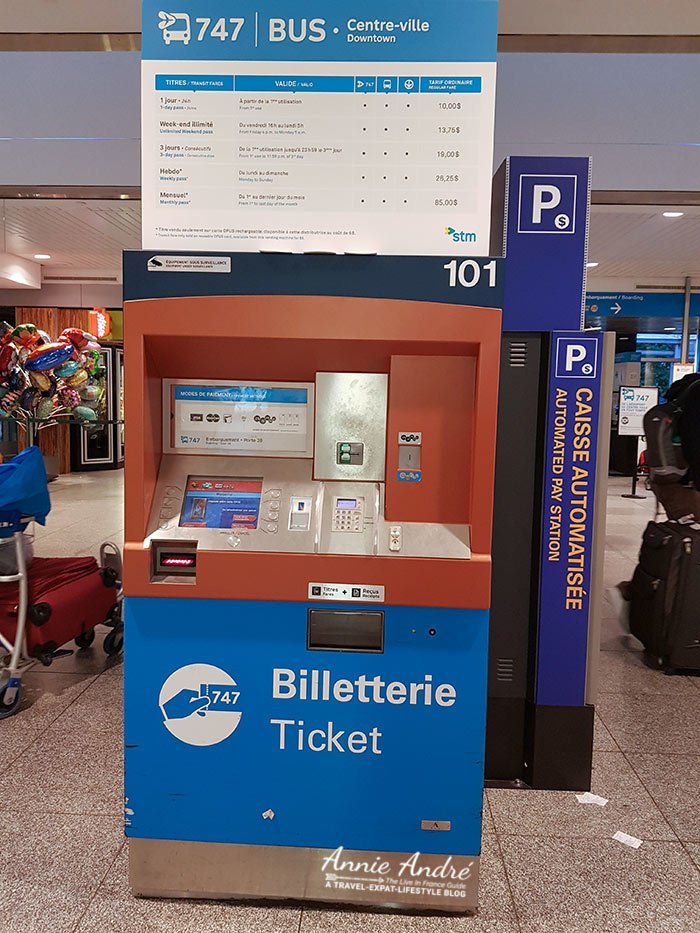 How To Get To Downtown Montreal From the Airport on the 747 Bus