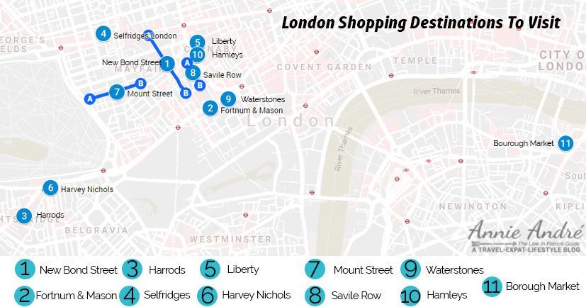 Best London Shopping Streets And Shops That Are Also Tourist Attractions