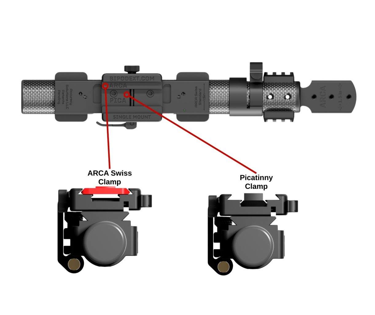 BipodeXt MSR Gen4 Rifle Stabilizer - Accuracy Solutions