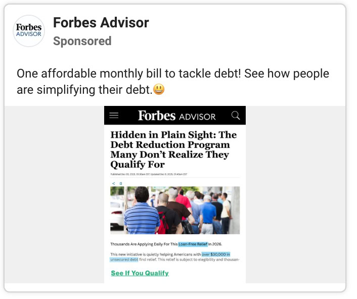 Forbes Advisor Debt Relief: Lead Generator or Independent Review? (2026)