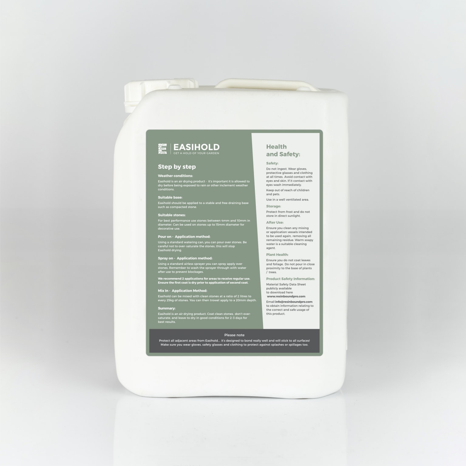 Easihold 4 Litre Garden Pebble Binder - Resin Bound Pro