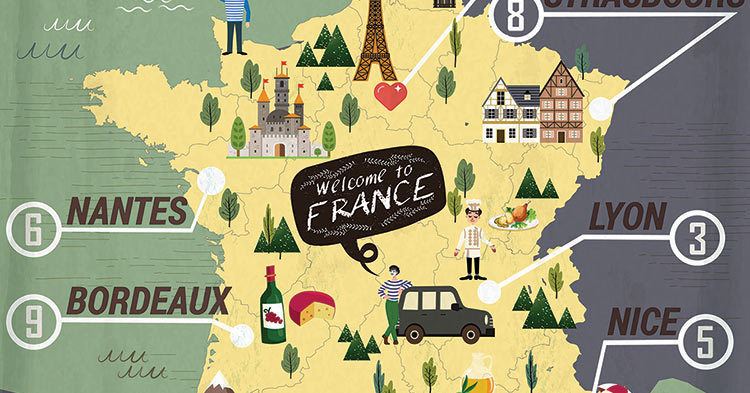 What makes the 10 largest French cities in France so popular?