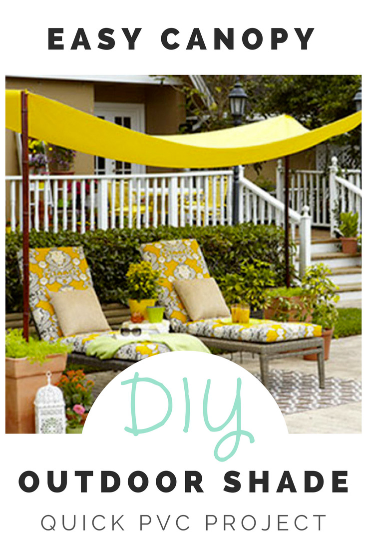 DIY Backyard Canopy | How to Make Your Own Backyard Canopy Cheaply