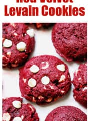 Red Velvet Levain Cookies - The Baking ChocolaTess