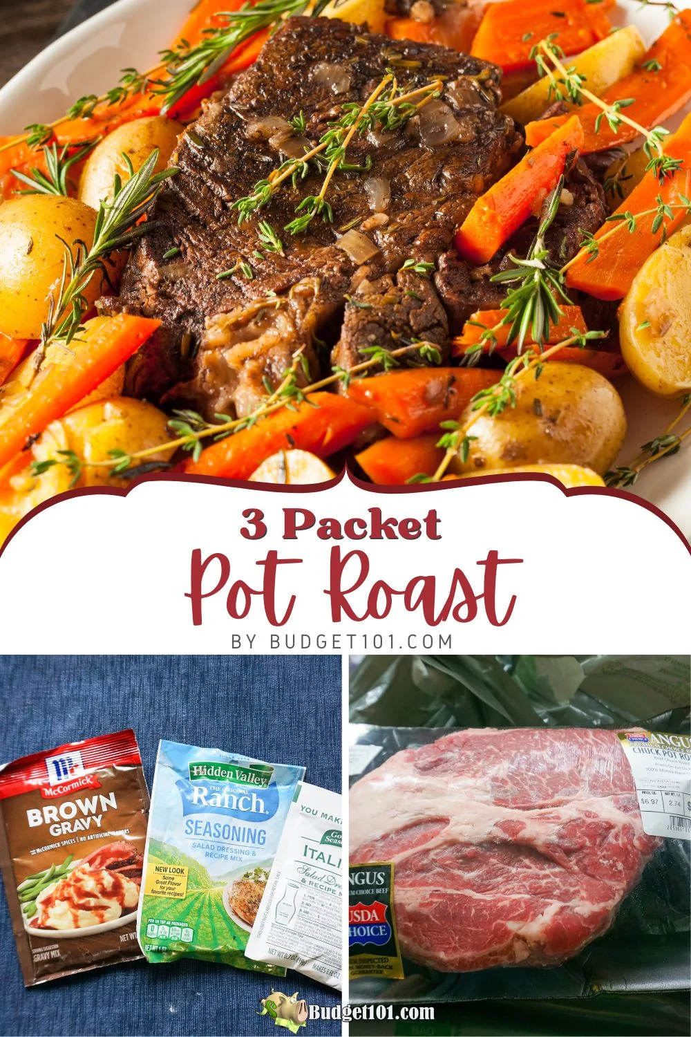 The Ultimate 3 Packet Pot Roast: A Flavor Explosion in Every Bite
