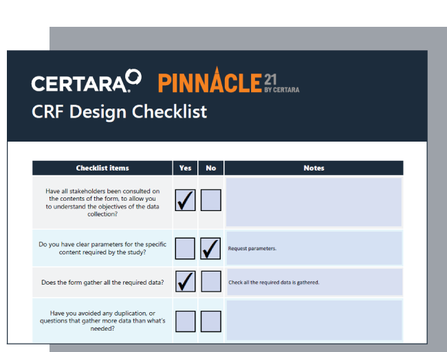 Crf Design Checklist Certara