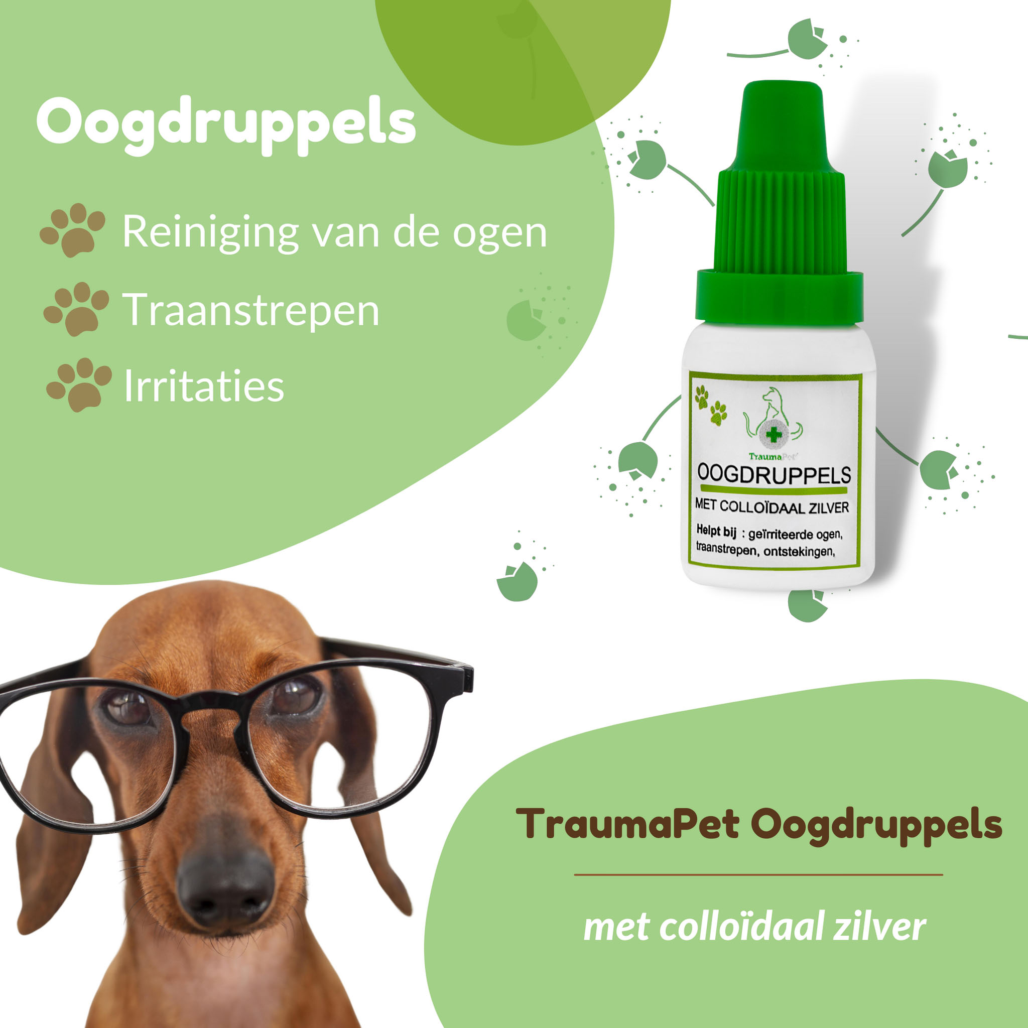 Oogdruppels met zilver 10ml - TraumaPet – Wilde Wolf