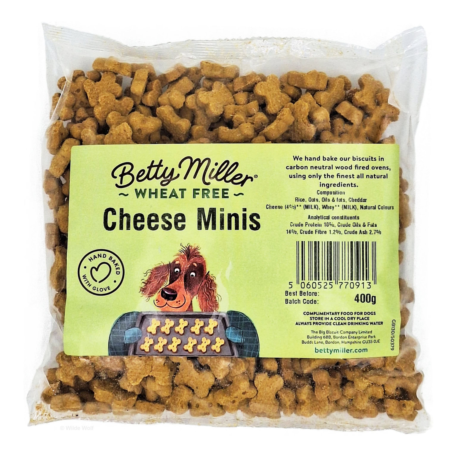 Tarwevrije Cheese Minis 400g - Betty Miller – Wilde Wolf