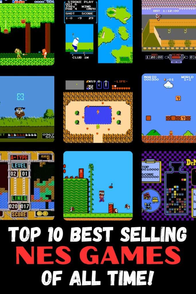 The Top 10 Best Selling NES Games Of All Time! | 8-Bit Pickle