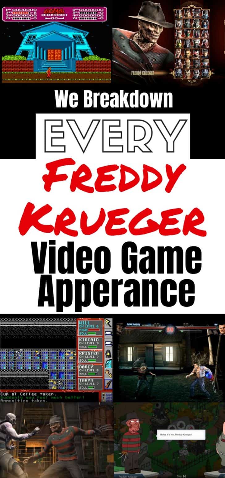 Every Freddy Krueger Video Game Appearance | 8 Bit Pickle