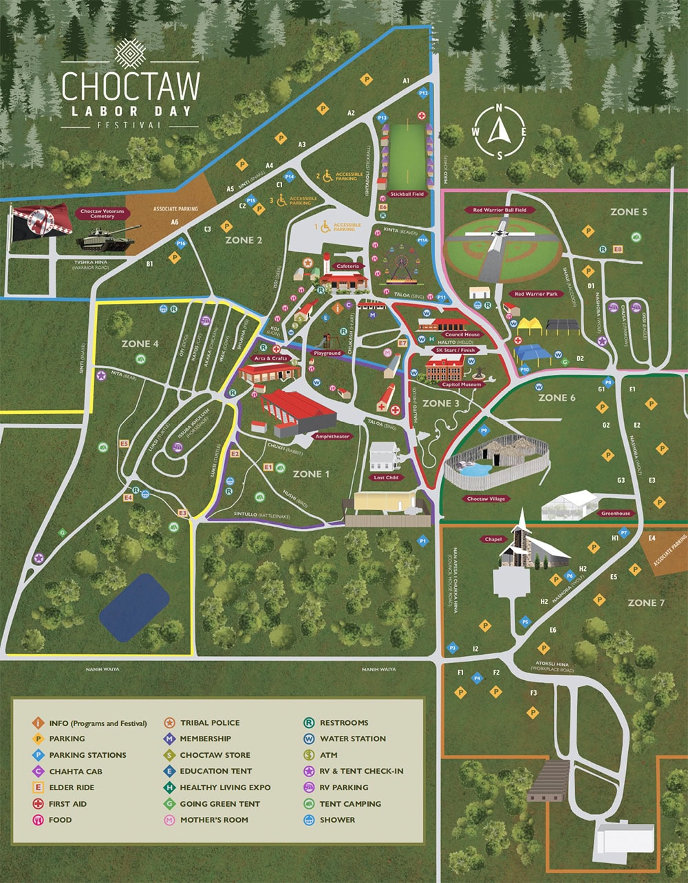 Choctaw Nation announces 2025 Labor Day Festival Schedule - Biskinik