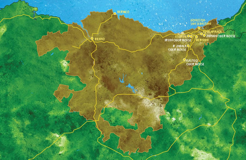 Drinks Atlas: Basque Cider - Imbibe Magazine