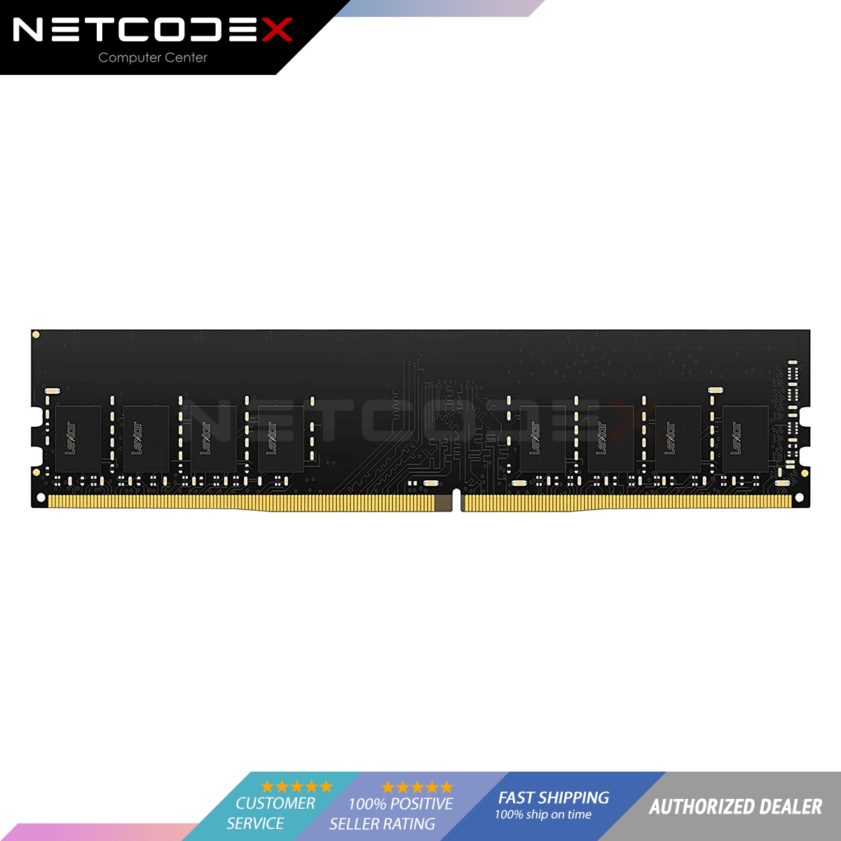 Buy Lexar Desktop RAM DDR4 8GB 2666mhz CL 19 Single Stick – LD4AU008G ...