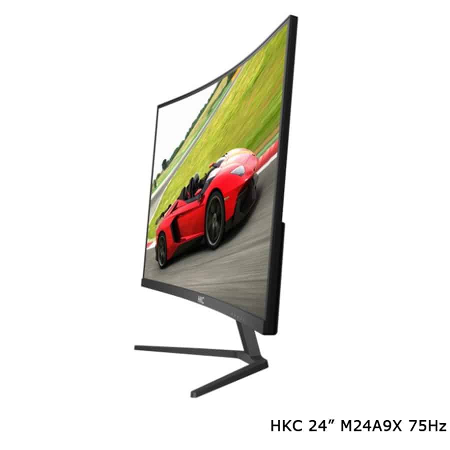 Buy HKC M24A9X 24" CURVED 1920X1080 75HZ BORDERLESS GAMING MONITOR HDMI VGA - Netcodex.ph