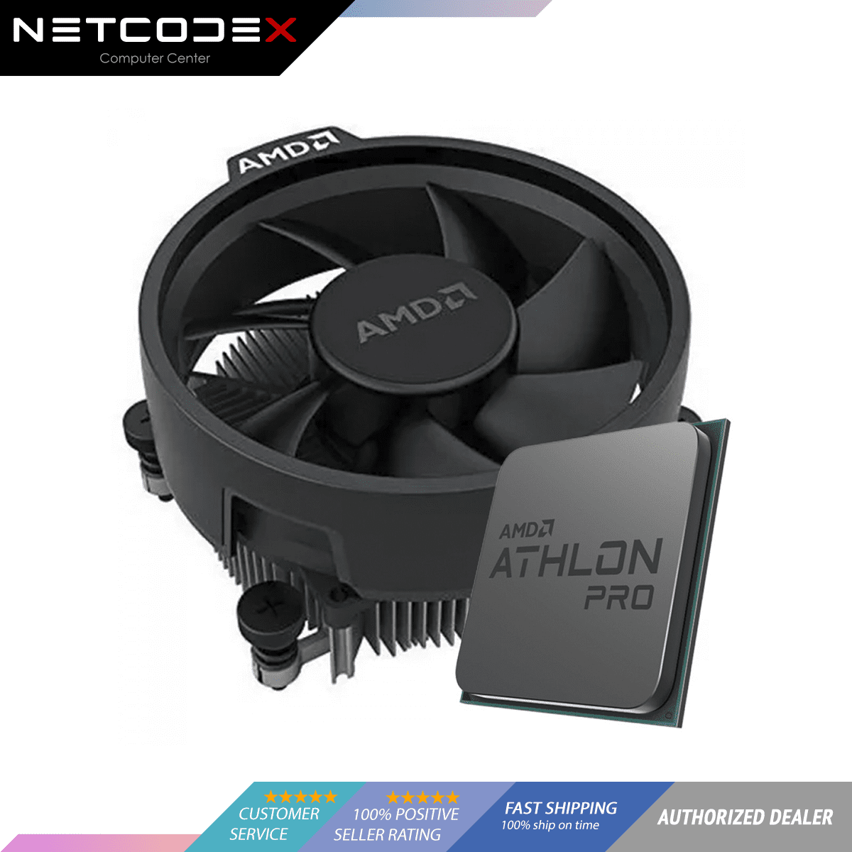 Buy AMD Athlon 200GE Tray Type w/ AMD Wraith CPU Cooler | 2-Core 4 ...