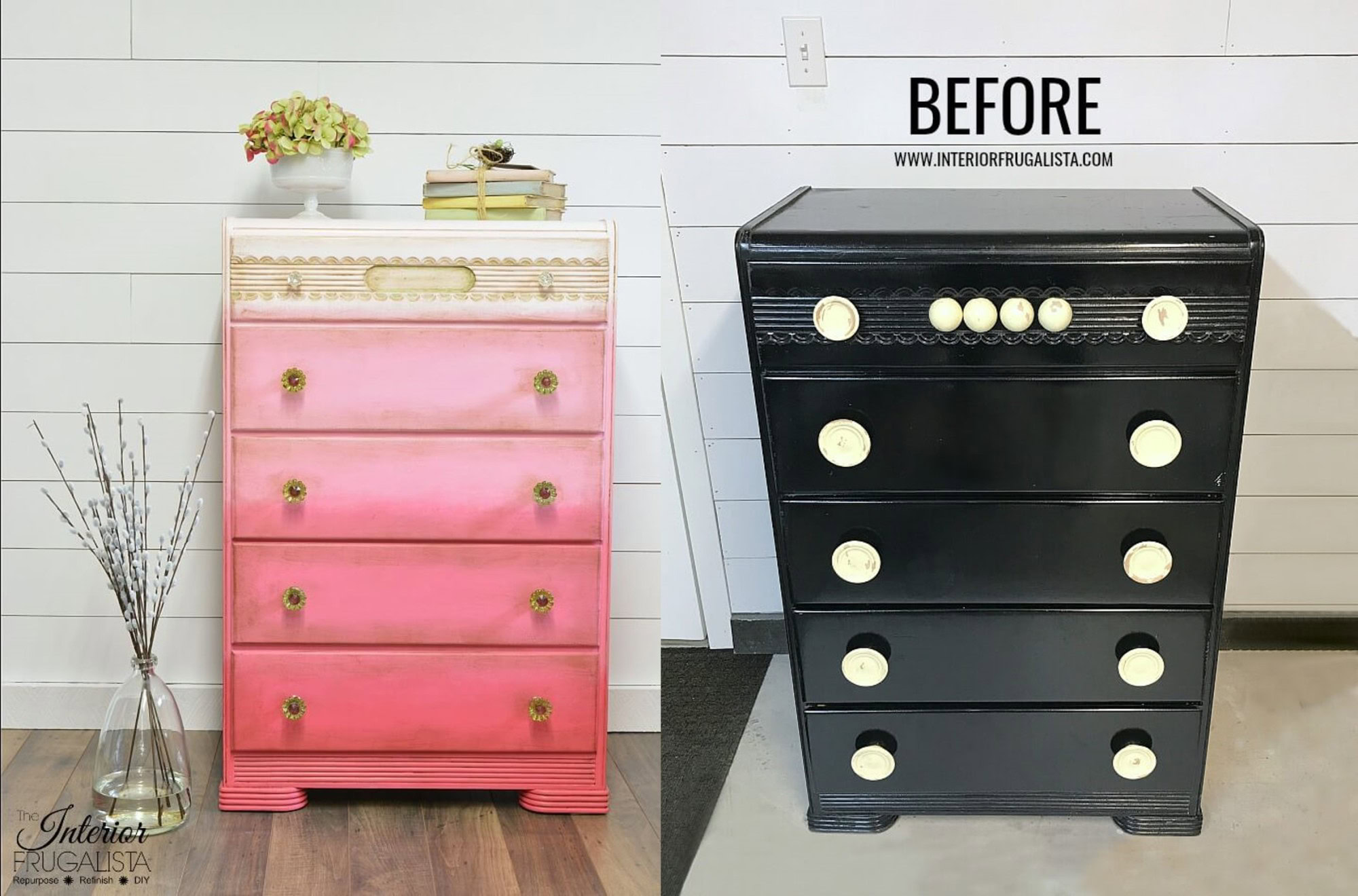 40 DIY Dresser Makeovers Ideas using 7 Different Techniques (Before ...