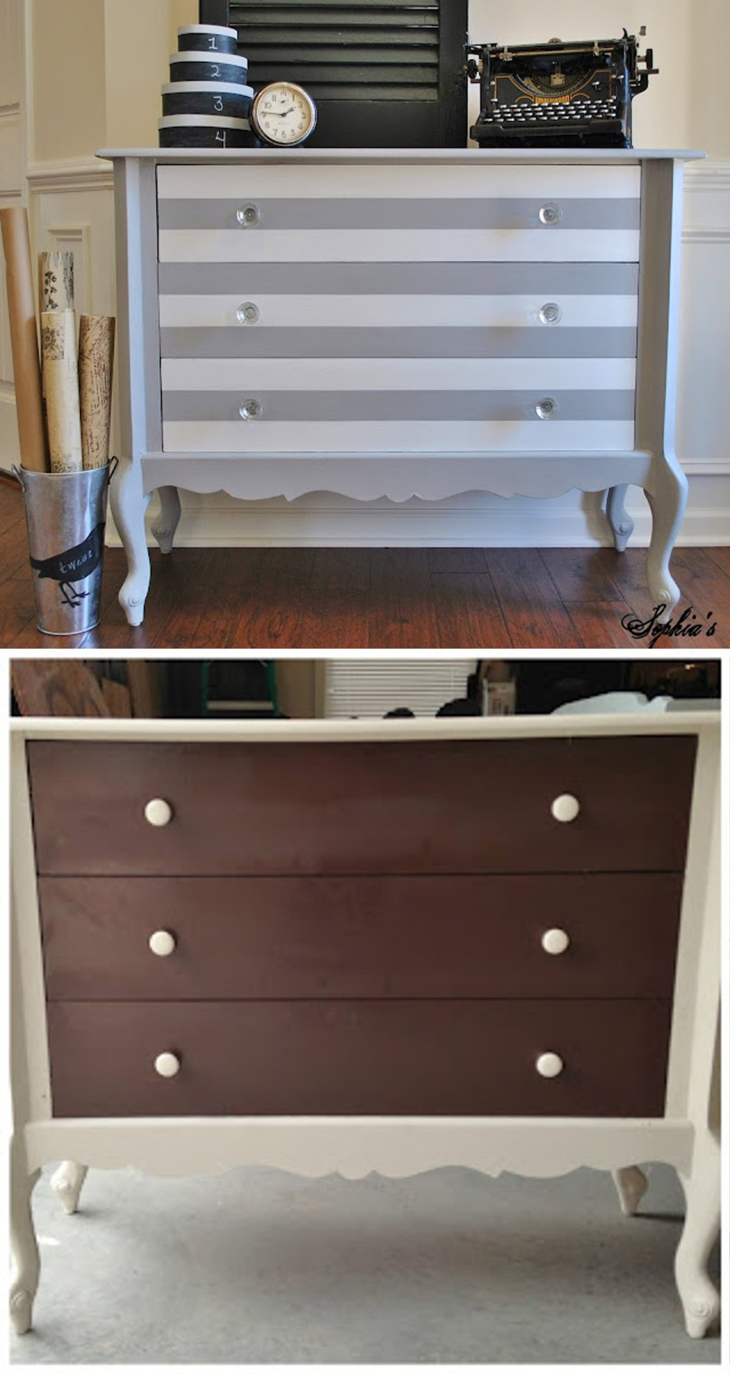40 DIY Dresser Makeovers Ideas using 7 Different Techniques (Before ...