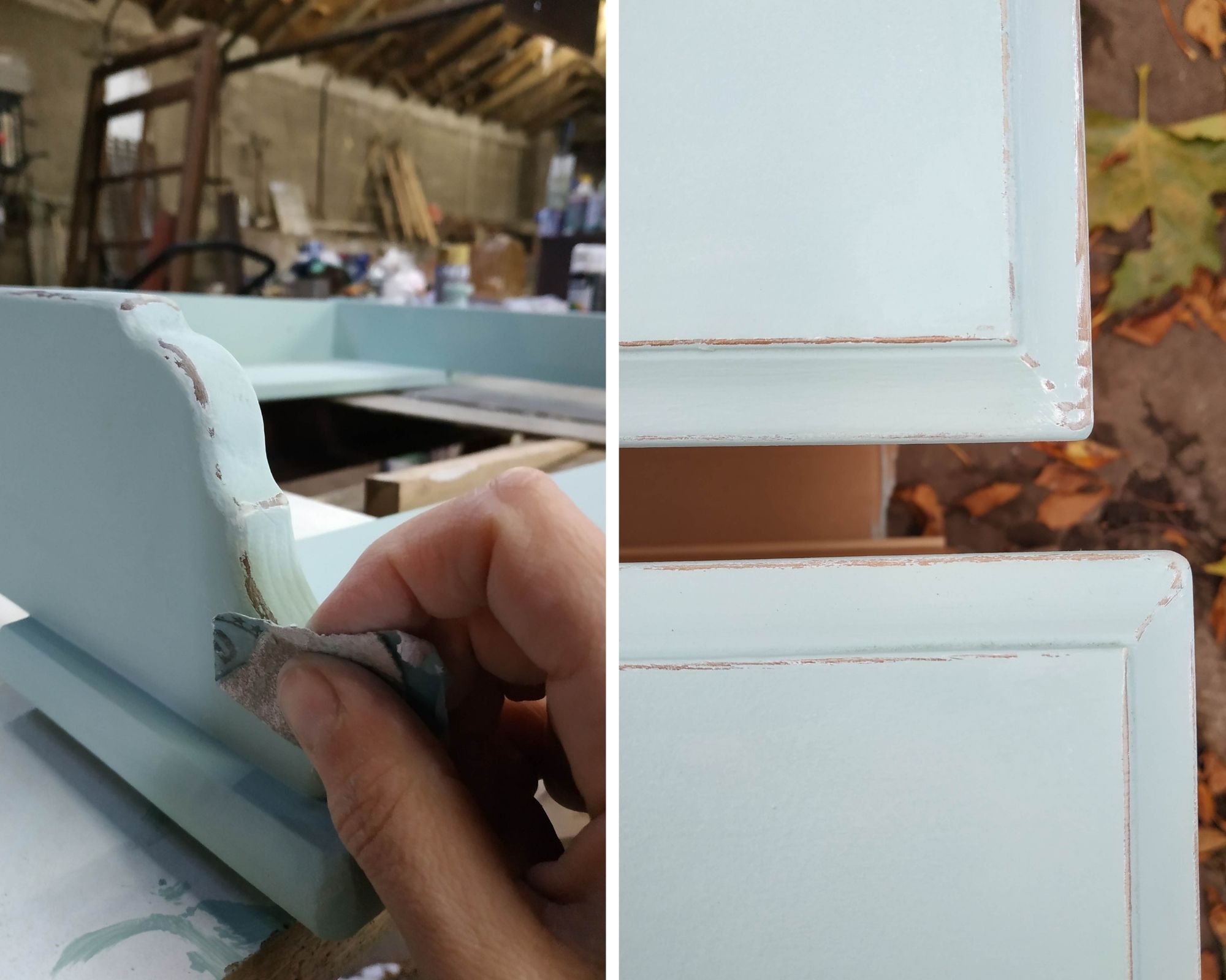 IKEA Changing Table Makeover: Painted Green | Oh My Sander