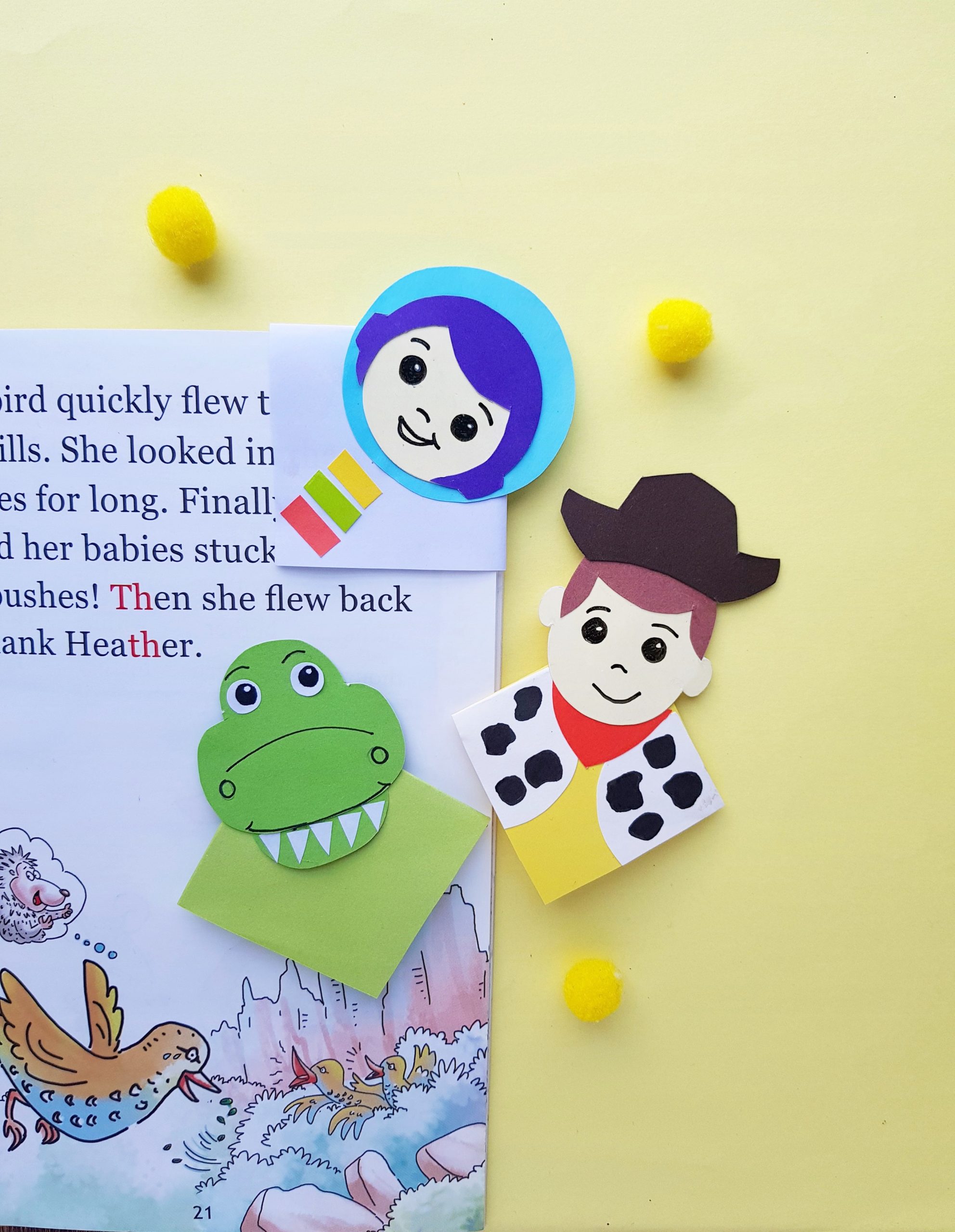 Toy Story Inspired Bookmarks - Crafts - Sandee Booth