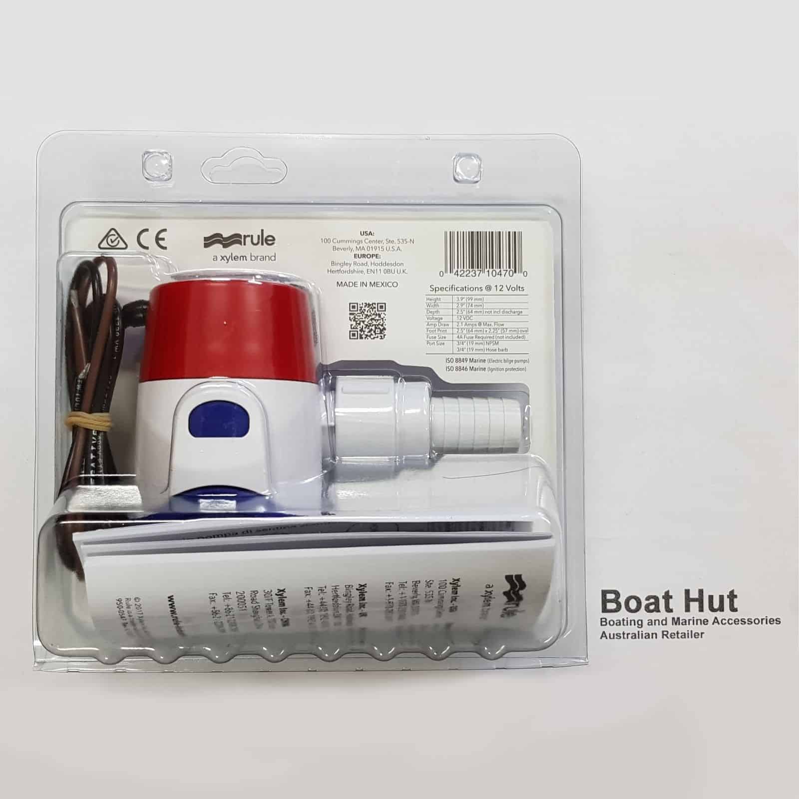 SPX Johnson L4000 Heavy Duty Bilge Pump 12 Volt 4000 GPH 32-4000-01