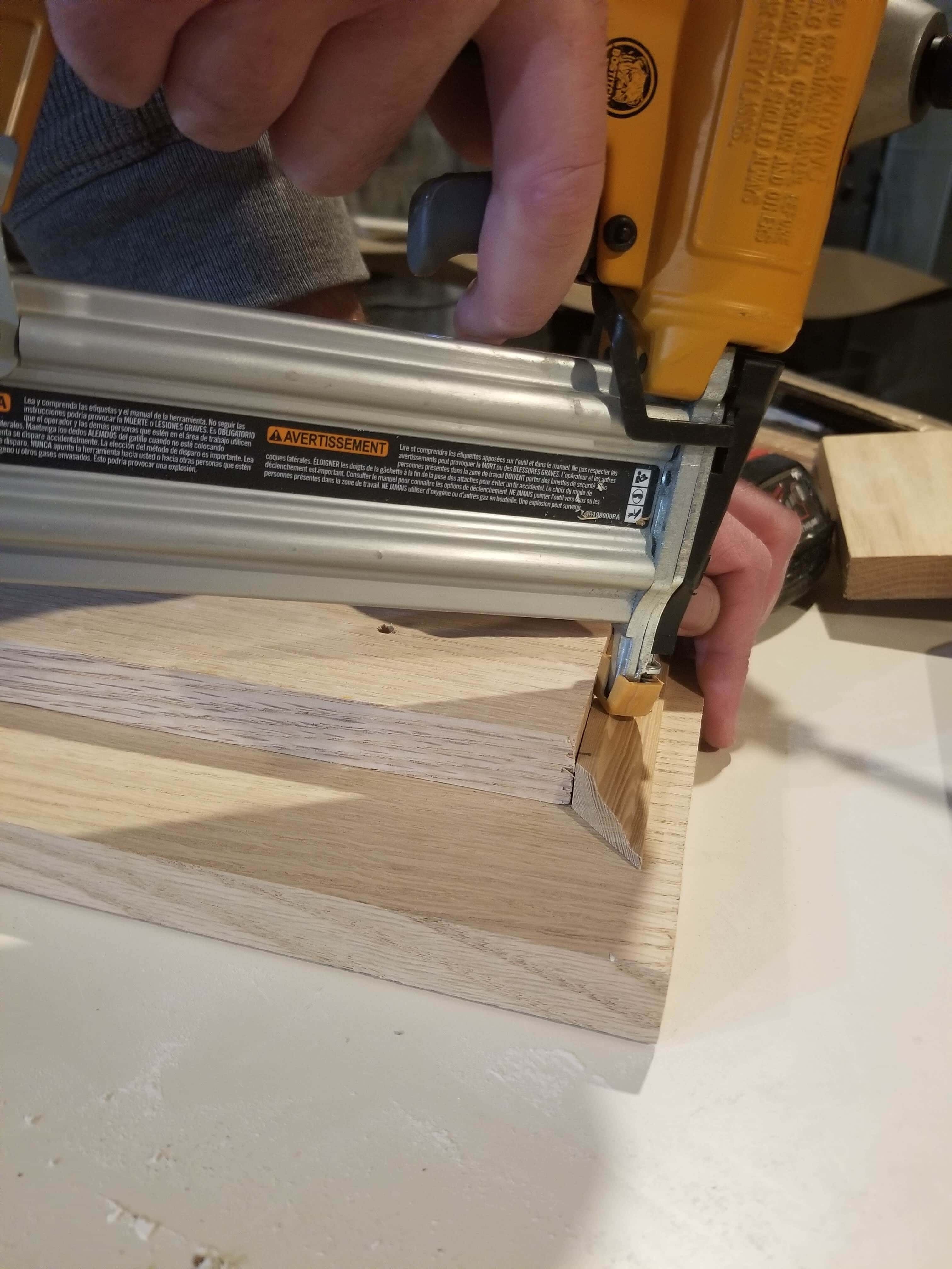 Easy DIY Wood Fireplace Mantle - This Dear Casa