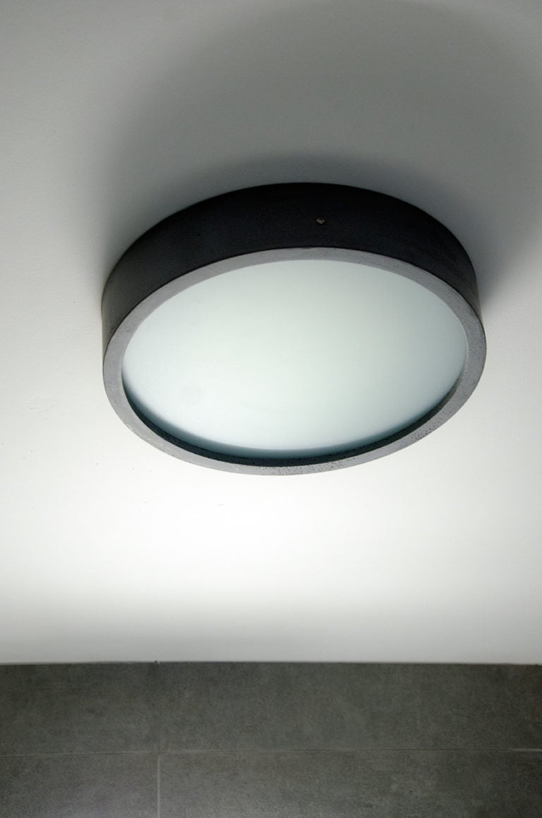Plan ceiling lamp – Concrete design with LED | LOFTLIGHT