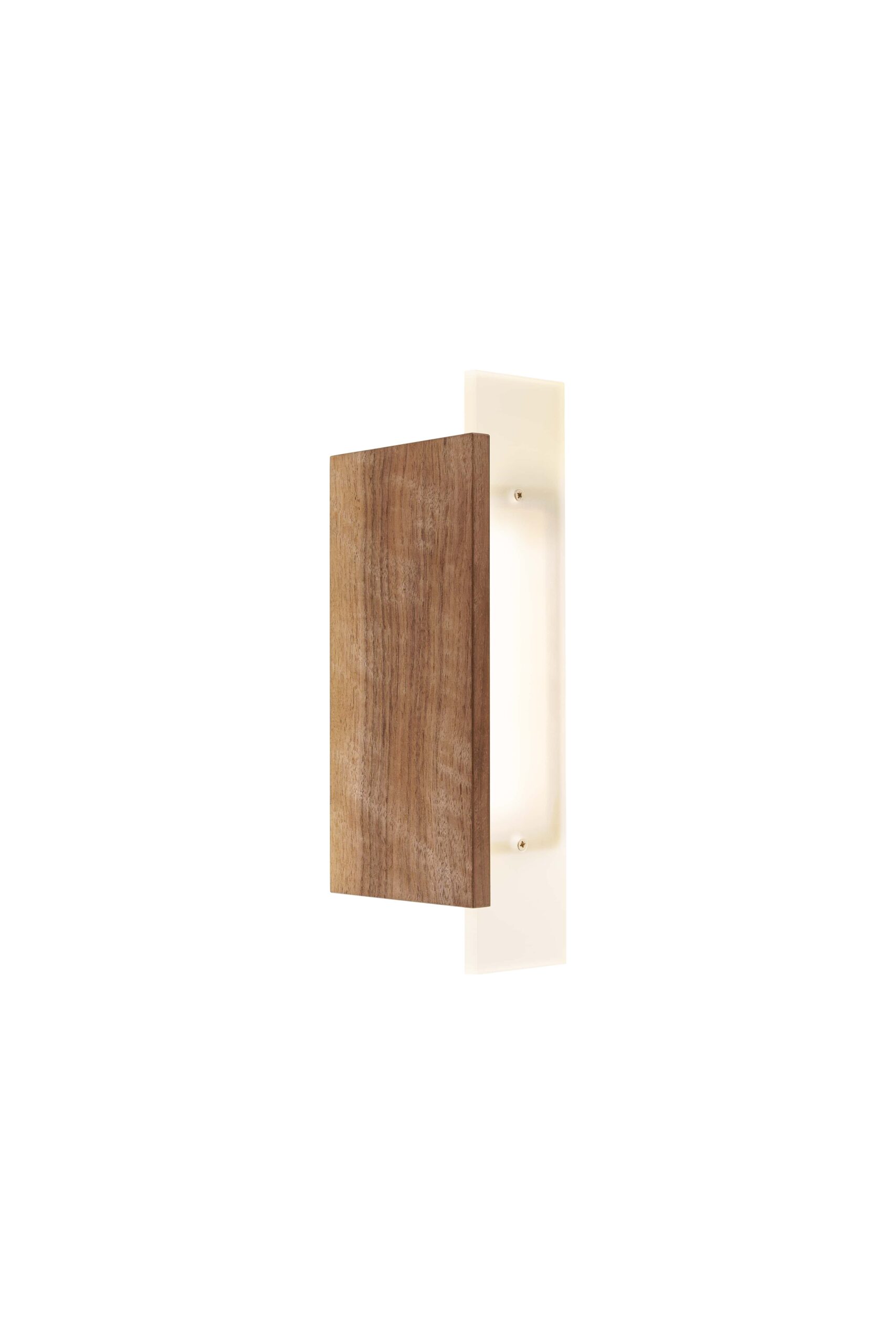 Blaze LOFTLIGHT – Rectangular wall lamp with solid wood and glass