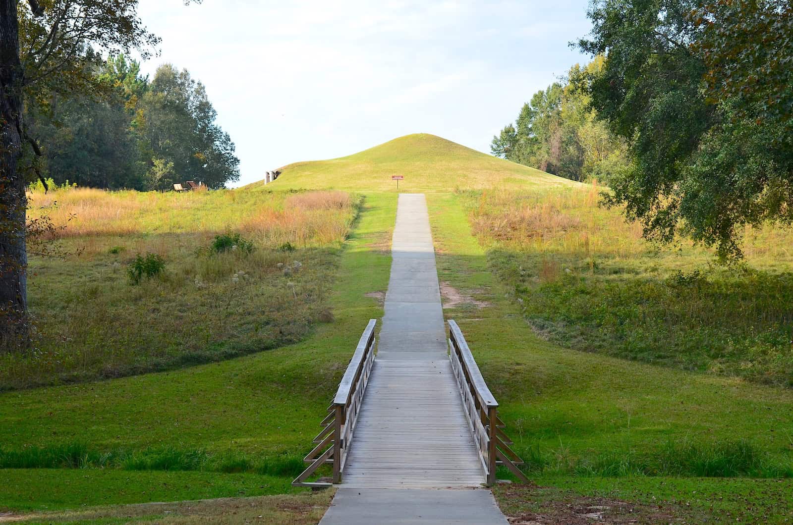 Ocmulgee Mounds National Historical Park in Macon, Georgia