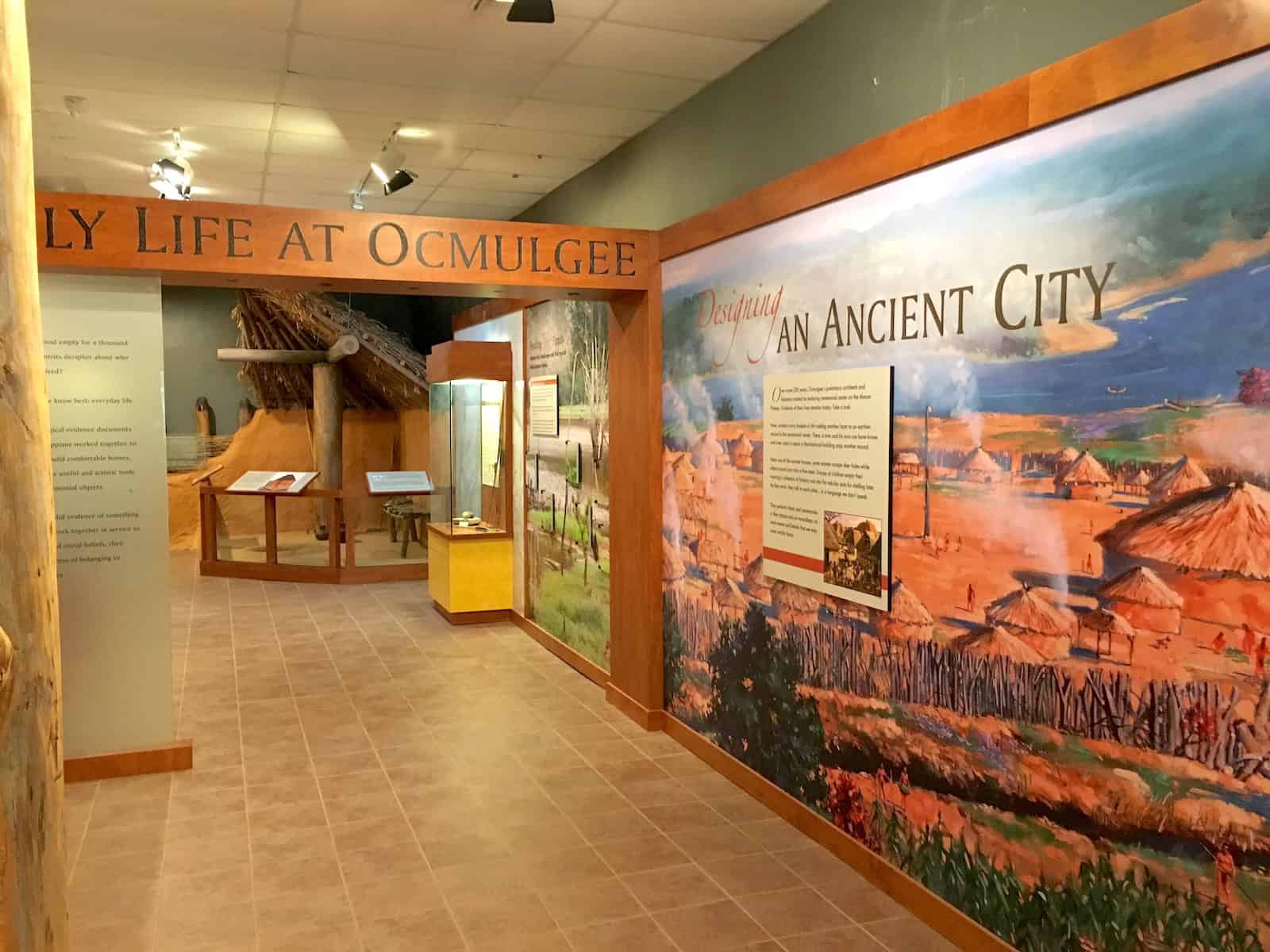 Ocmulgee Mounds National Historical Park in Macon, Georgia