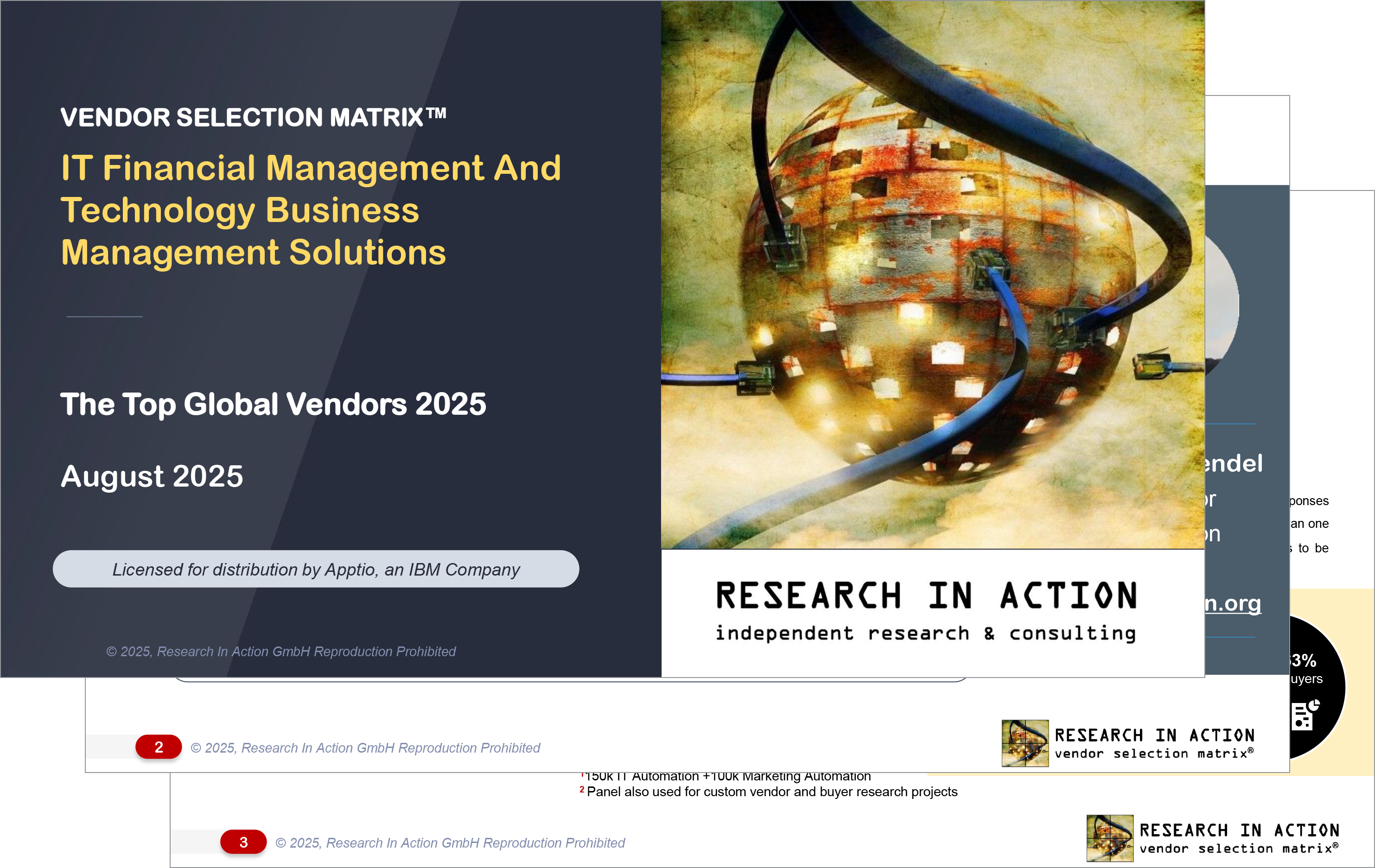 RIA’s 2025 Vendor Selection Matrix™ for ITFM and TBM Solutions - Apptio