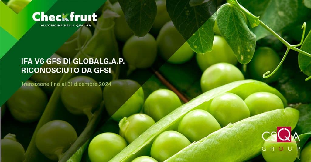 IFA v6 GFS di GLOBALG.A.P., riconosciuto da GFSI – Check Fruit