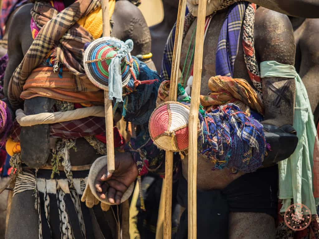Mursi Tribe Donga Stick Fighting Tournament in Omo Valley, Ethiopia